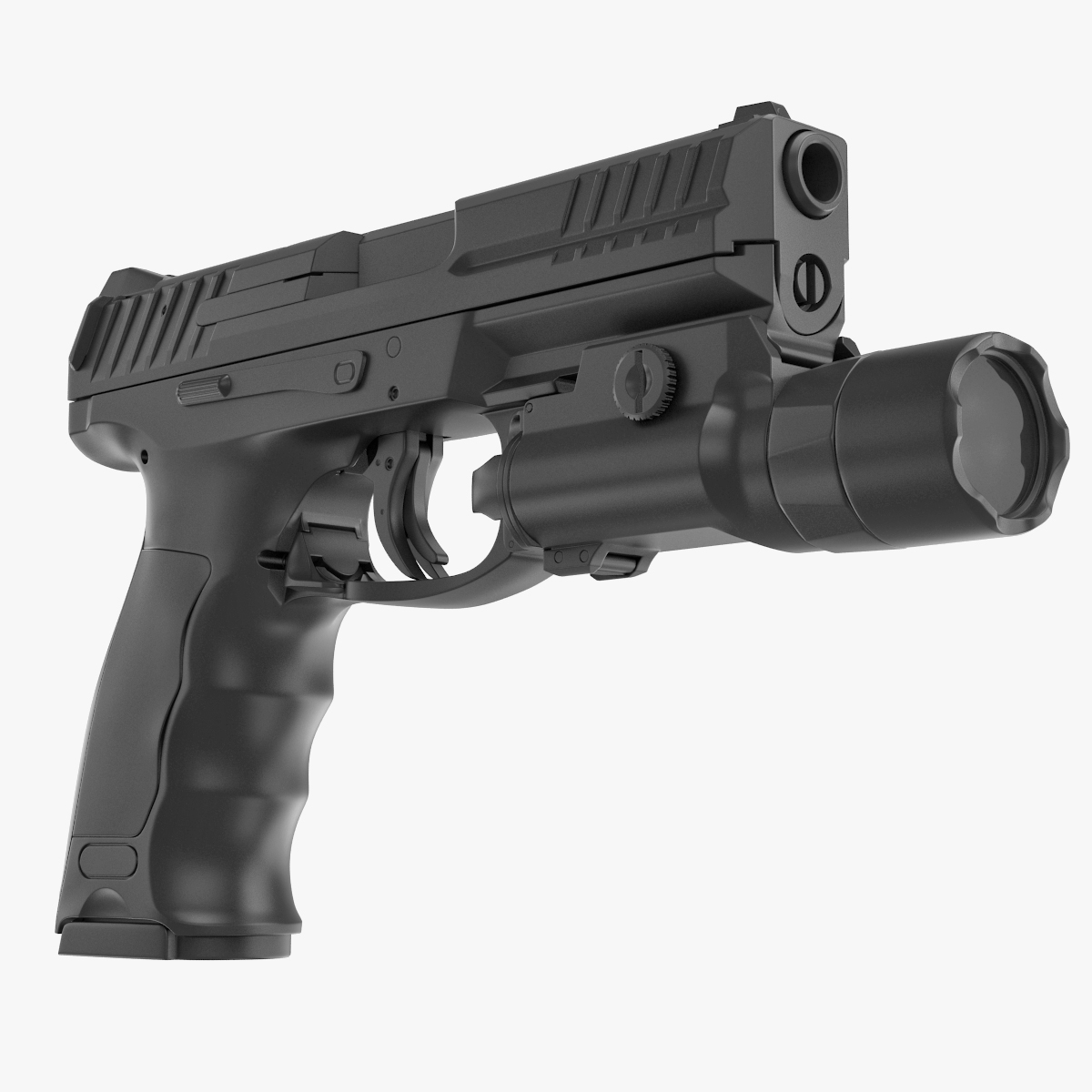 3d handgun heckler koch vp9 model