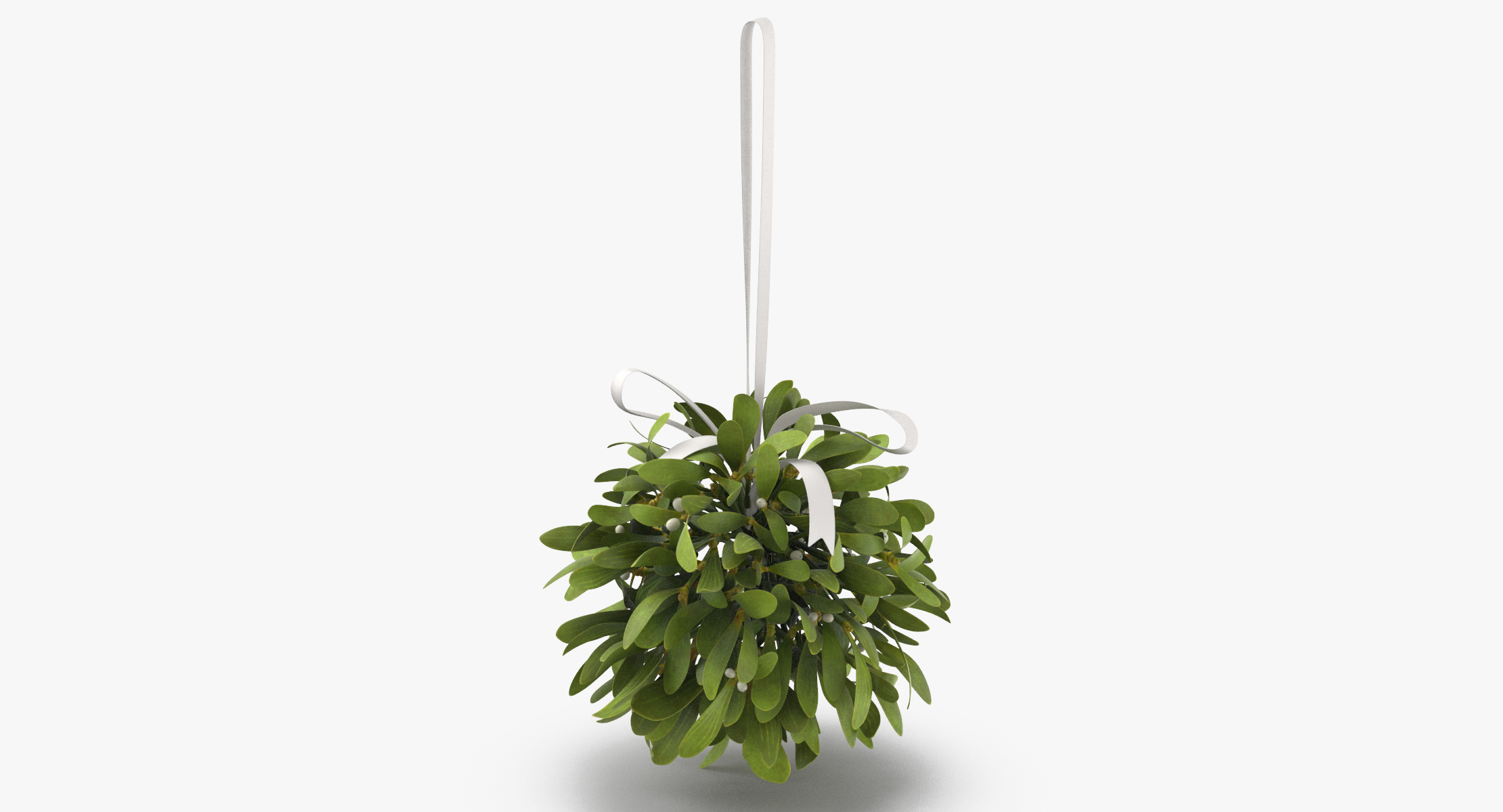 mistletoe bouquet 3d model