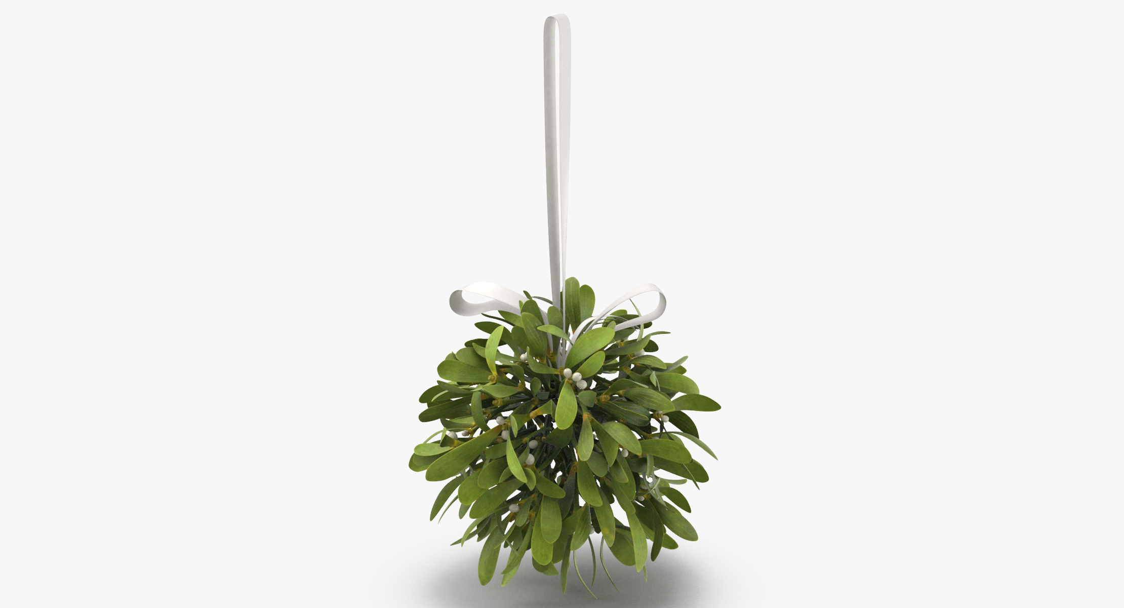 mistletoe bouquet 3d model