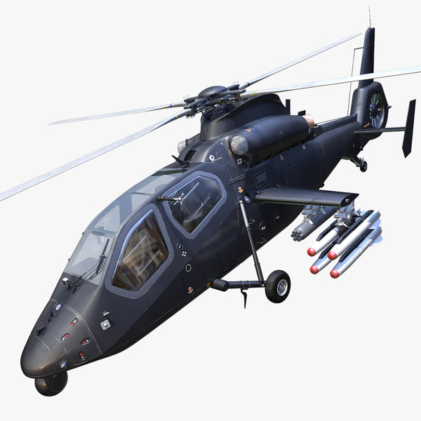 3d harbin z9 attack helicopter