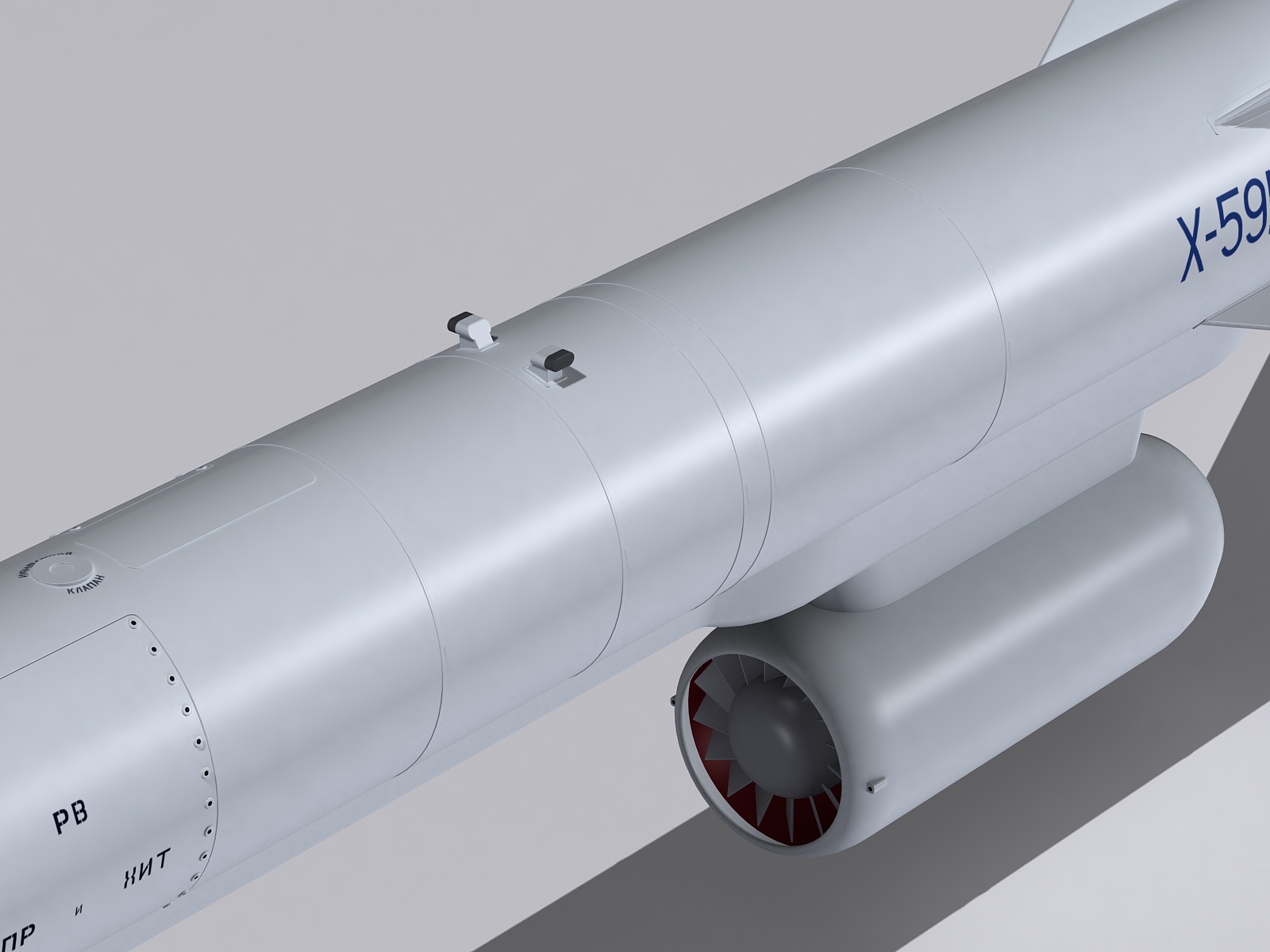3d kh-59 missile kh-59mk model