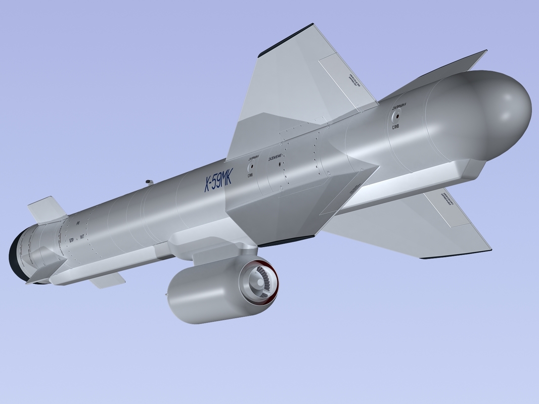 3d kh-59 missile kh-59mk model