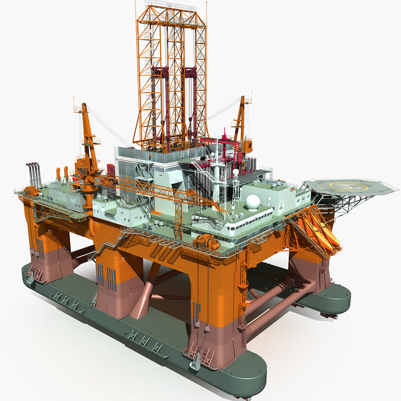 oil rig semi-submersible lwo