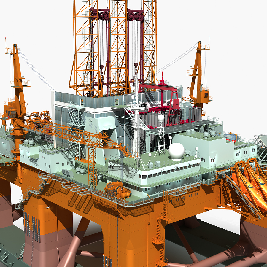 oil rig semi-submersible lwo