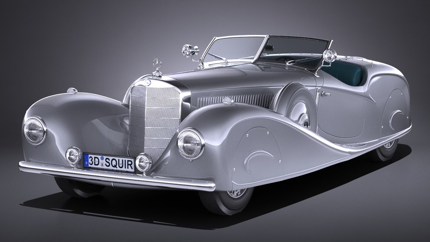 mercedes benz 500k 3ds