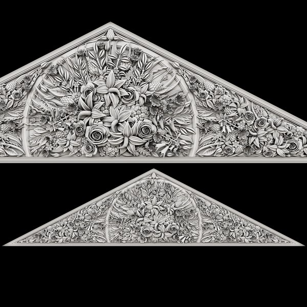 3d model of corner element