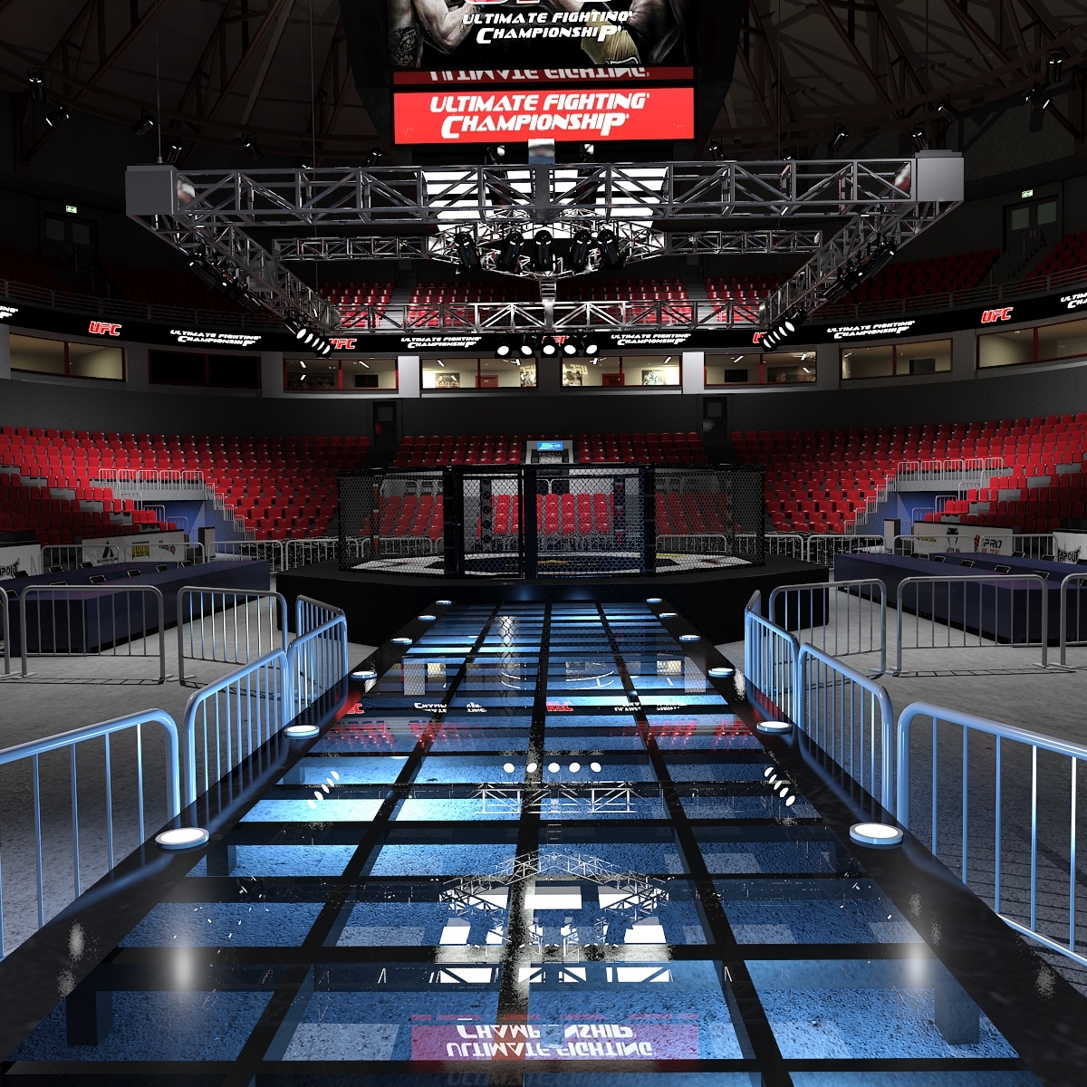 ufc fighting arena max