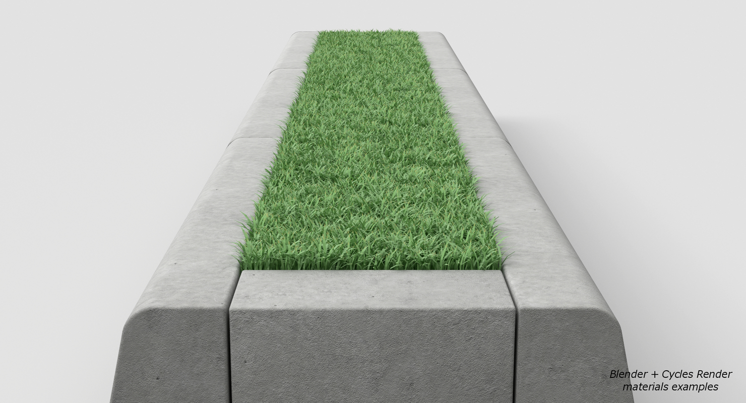3d model road curb