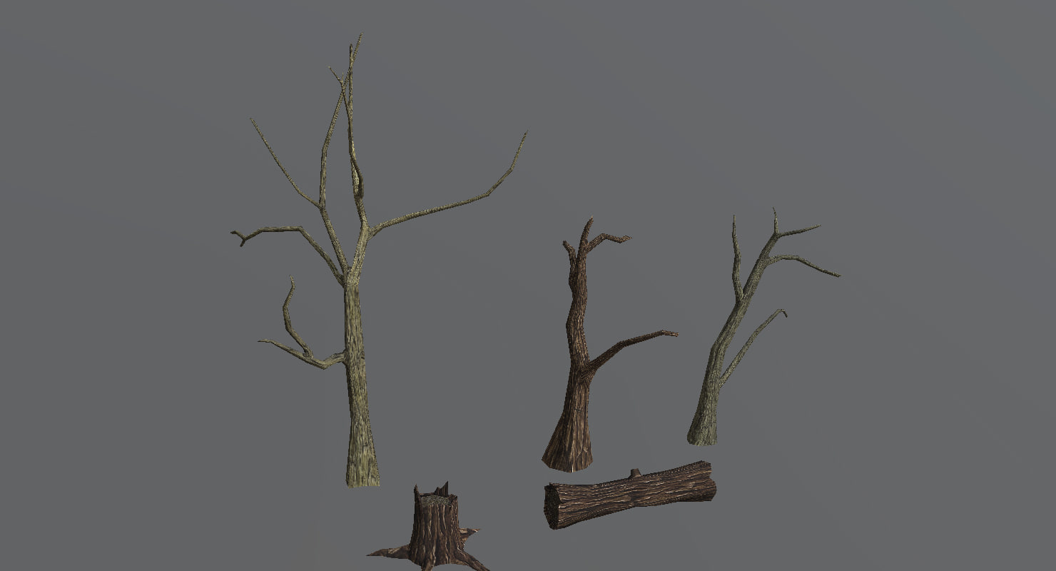 3d model trees pack
