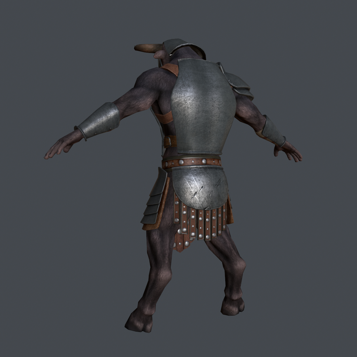 3d minotaur armor