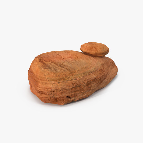 3d sandstone stone sand model