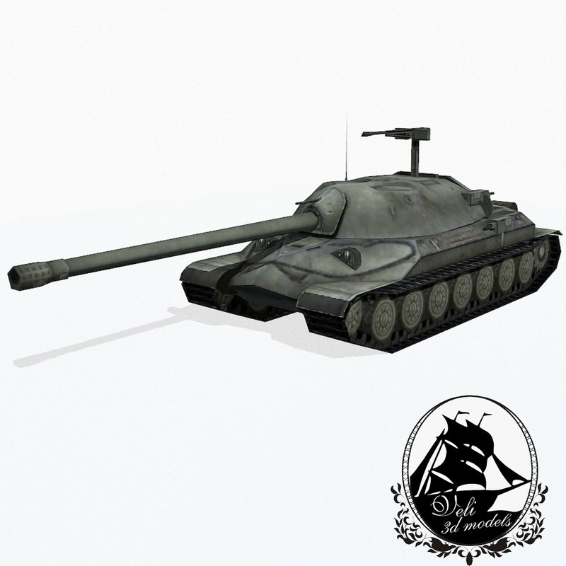 3d model is-7 heavy tank