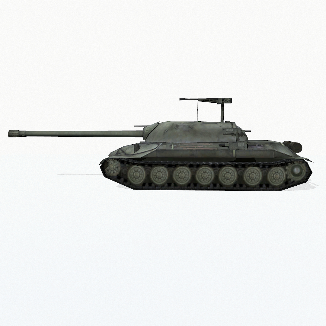 3d model is-7 heavy tank