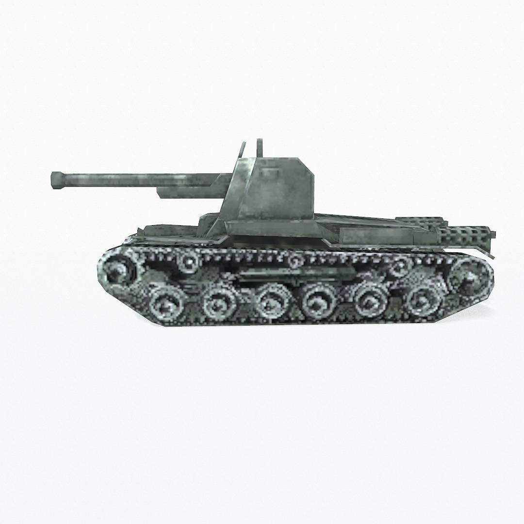 type 1 tank ho-ni 3d model