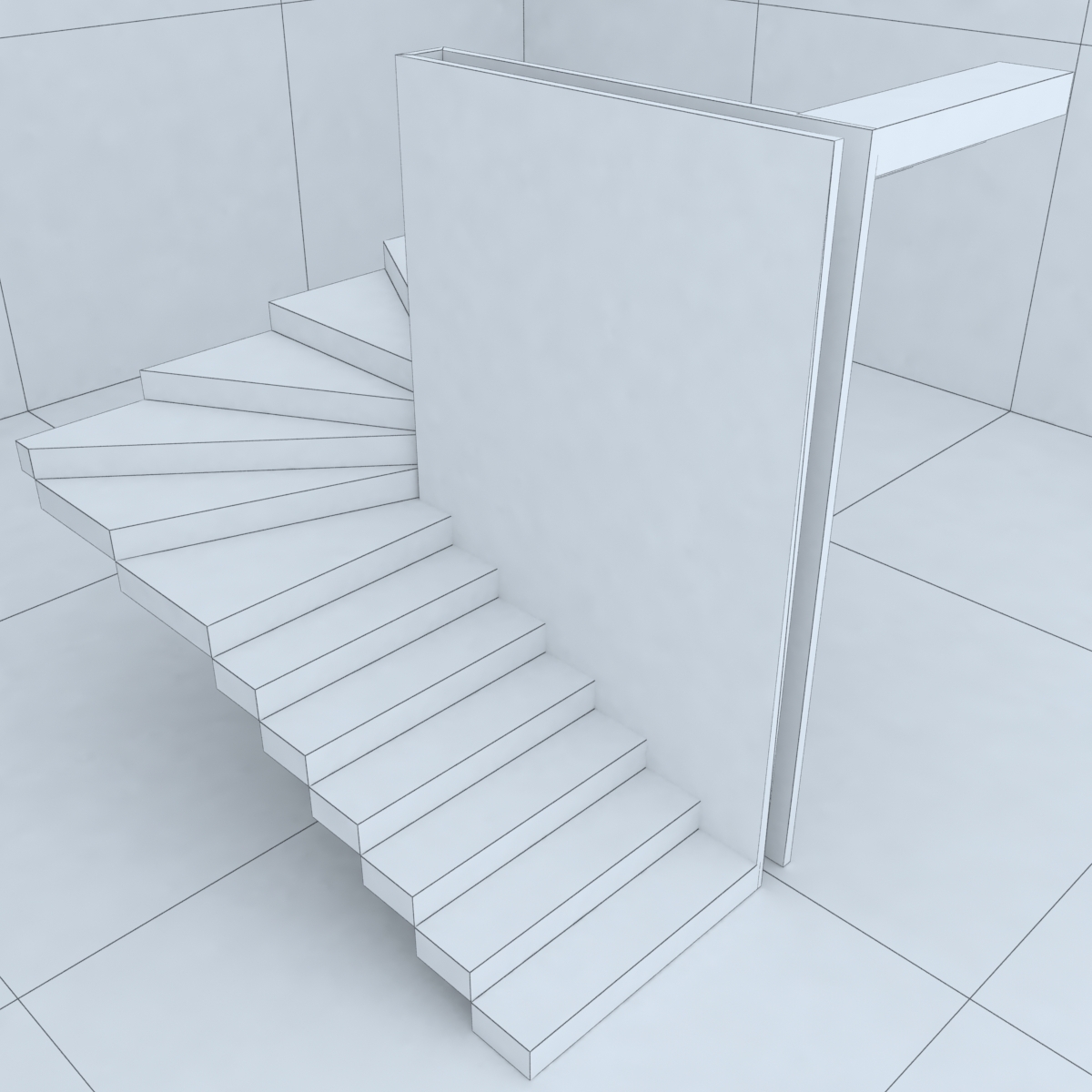 3d stairs architectural design