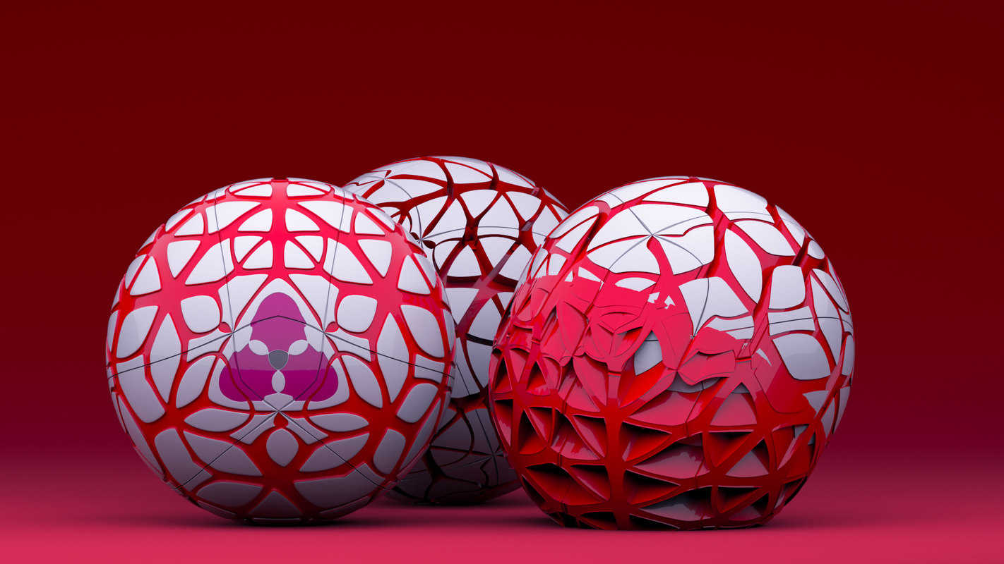 Free Balls Bool 3d Model 