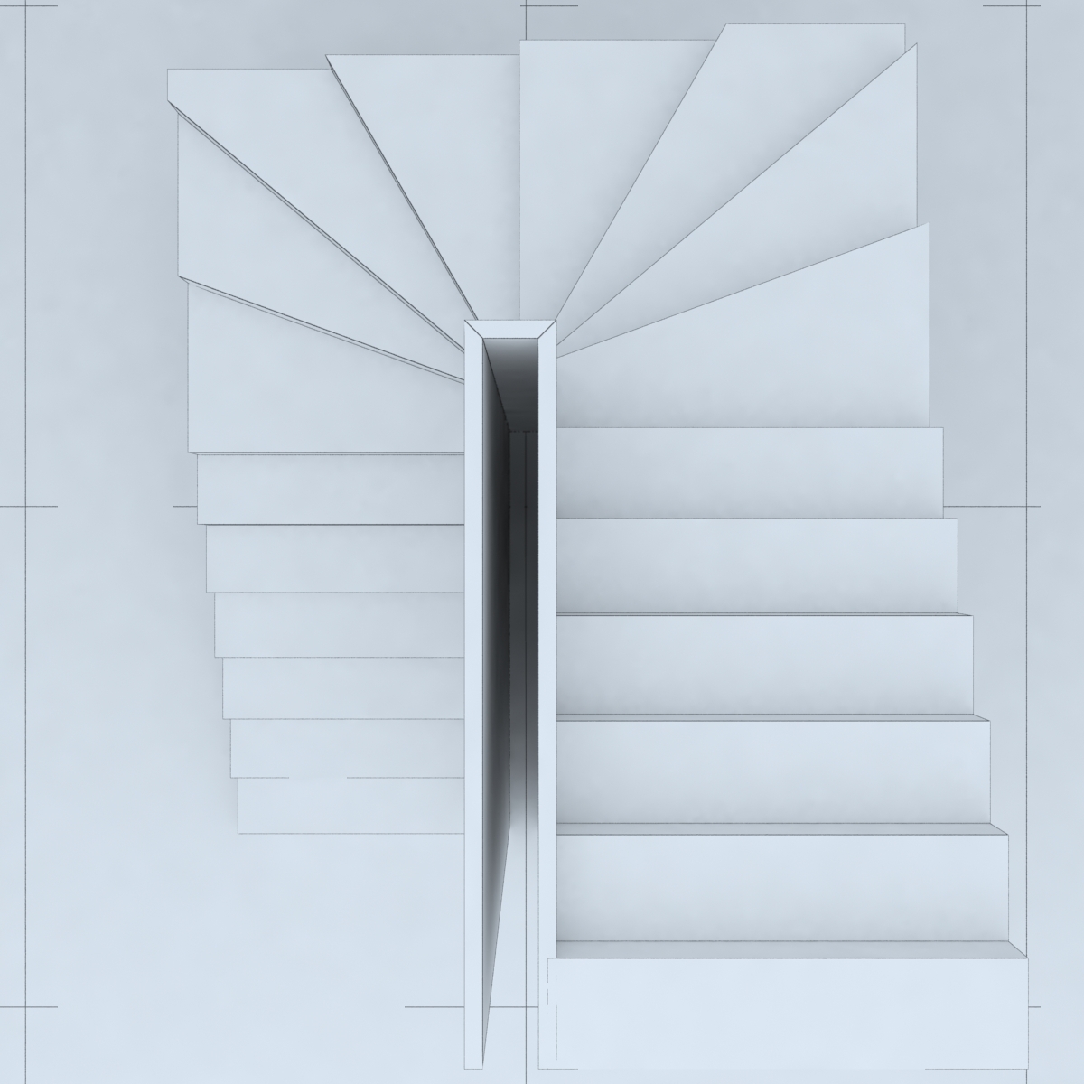 stairs architectural design 3d model