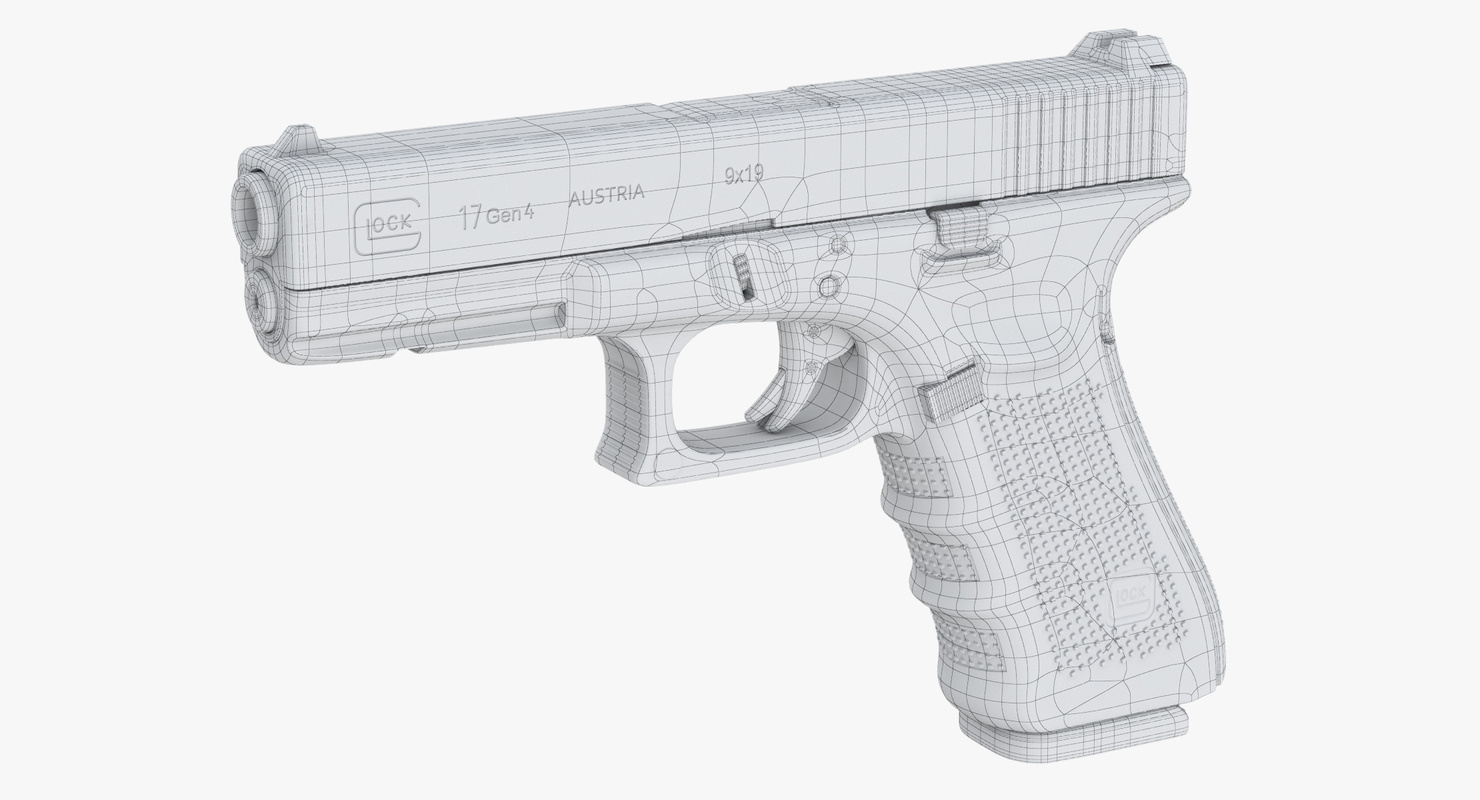 gun glock 17 gen 3d max