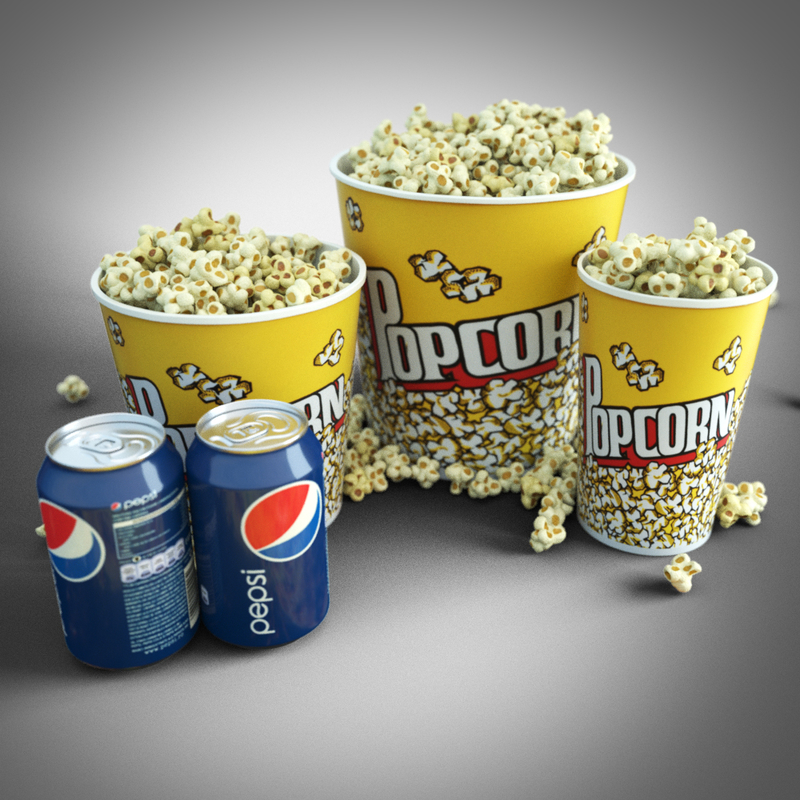 popcorn set 3d 3ds