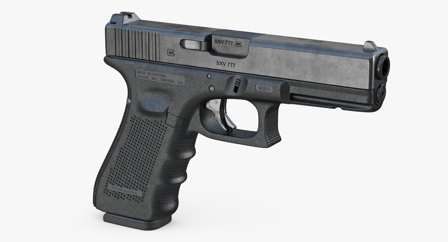 gun glock 17 gen 3d max