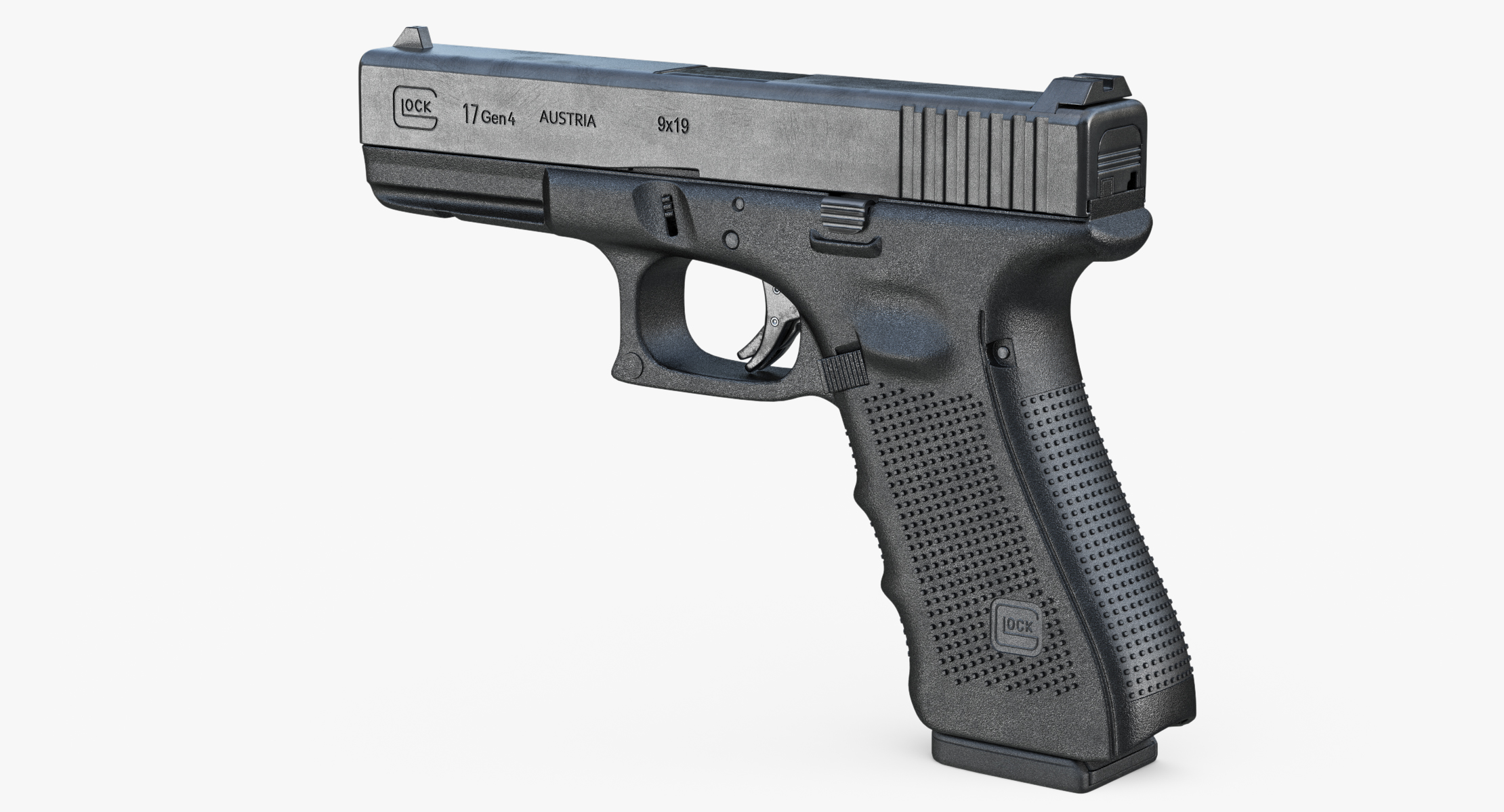 gun glock 17 gen 3d max