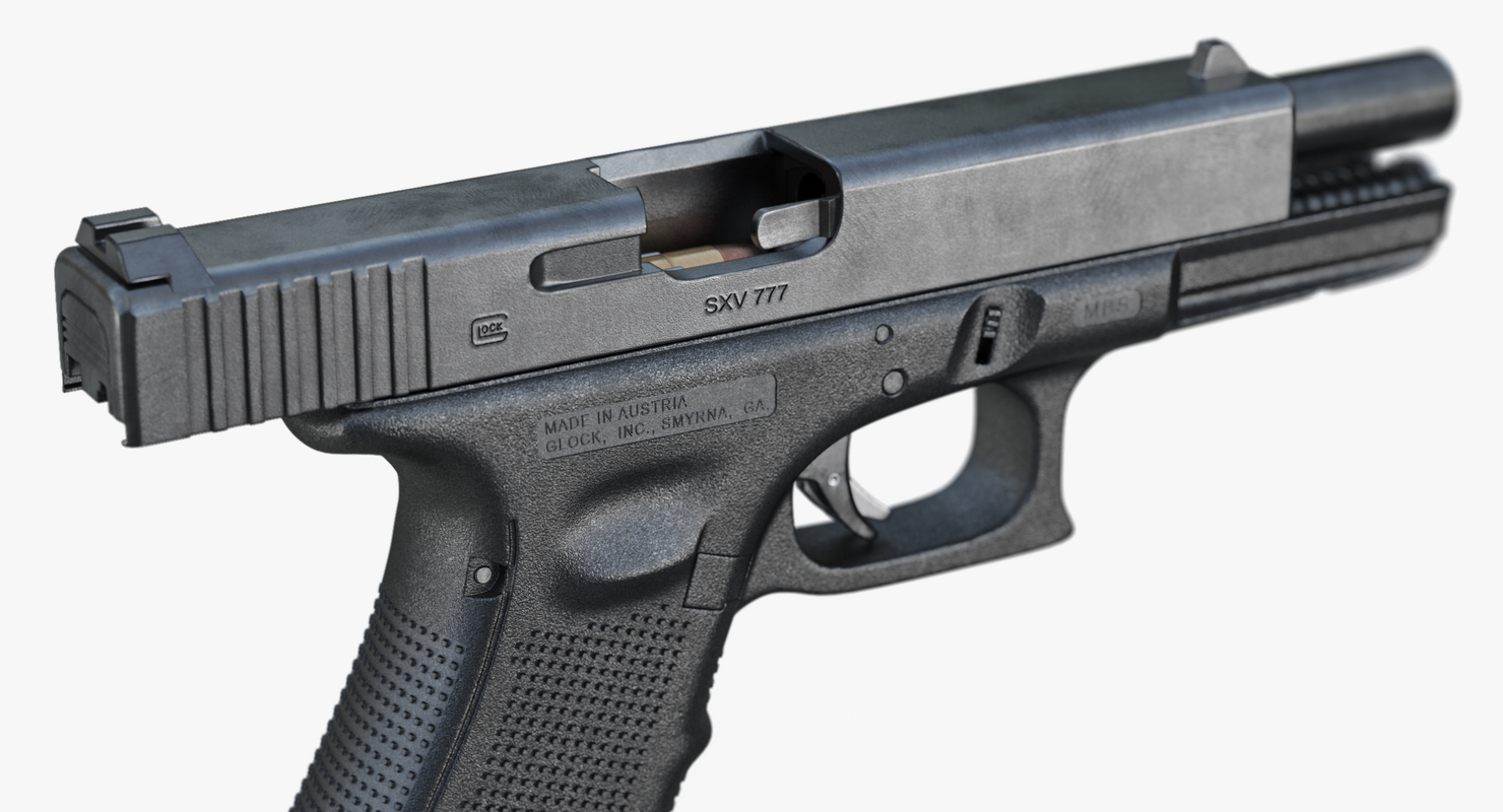 gun glock 17 gen 3d max