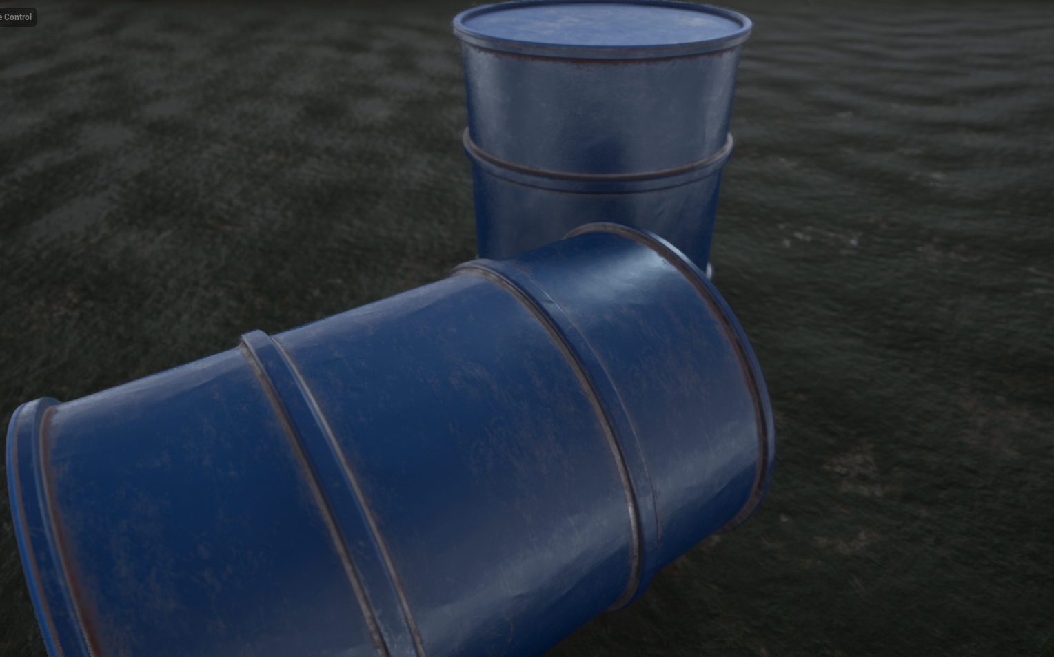 metal barrel 3d fbx