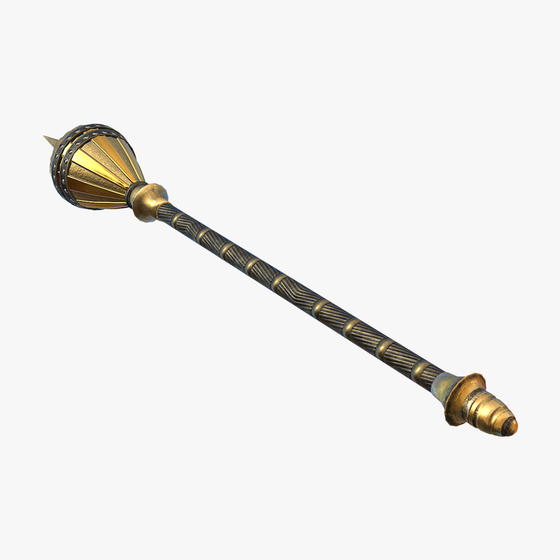 Rei Scepter PBR (Lowpoly) Modelo 3D - TurboSquid 1092003