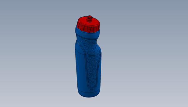 water container solidworks 3d ige