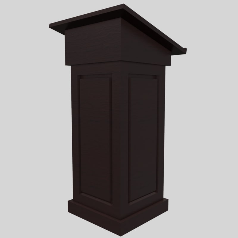 podium 3d model