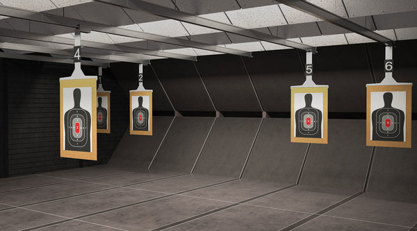 3d model shooting range