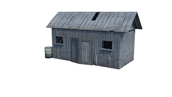 Free Blender Farmers'Housing Models | TurboSquid