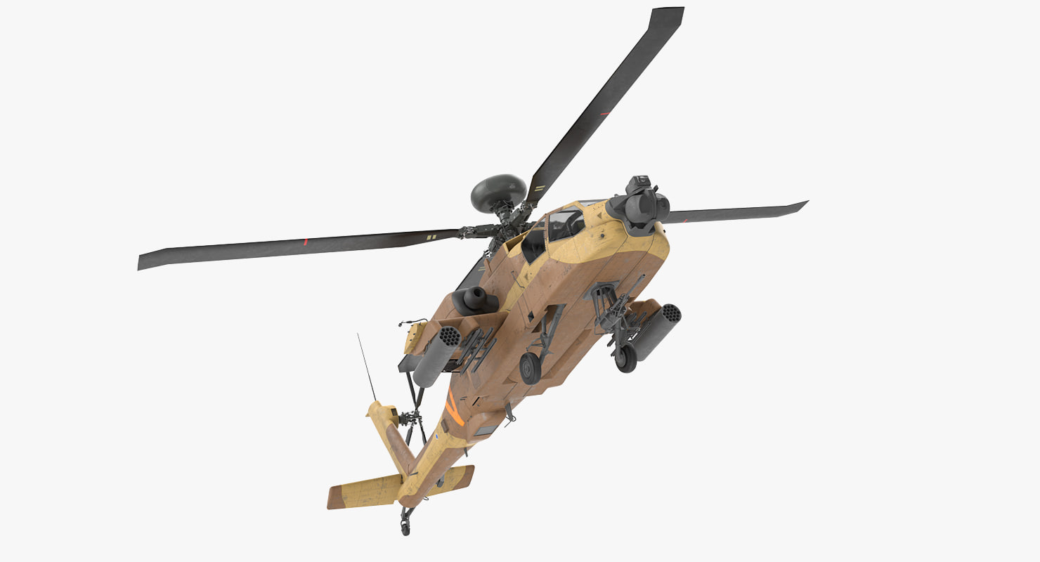 ah-64d apache longbow israel 3d max