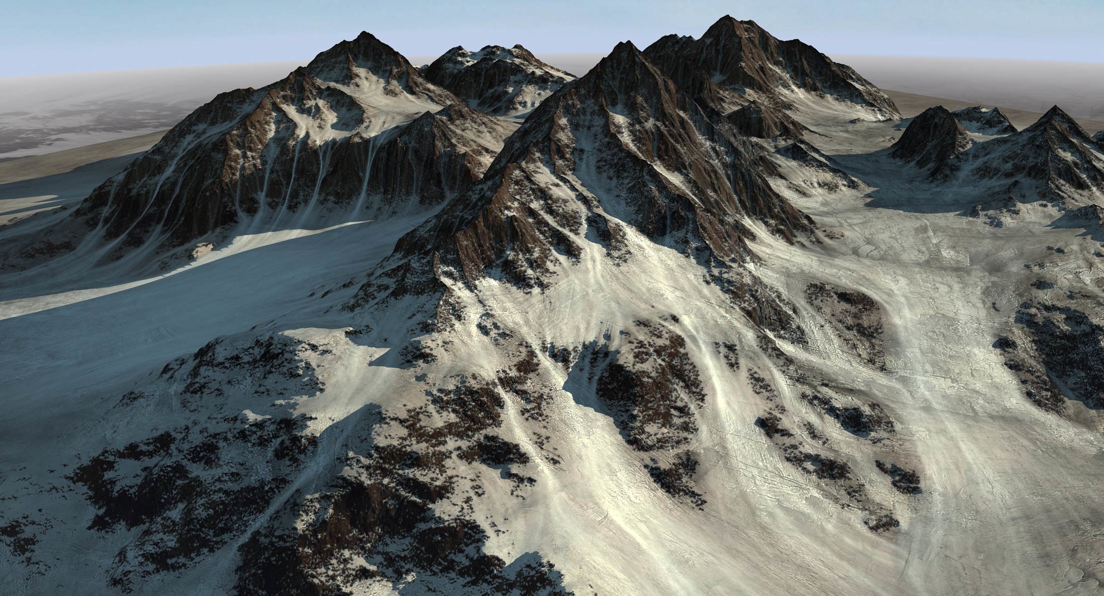 max mountains landscape terrain