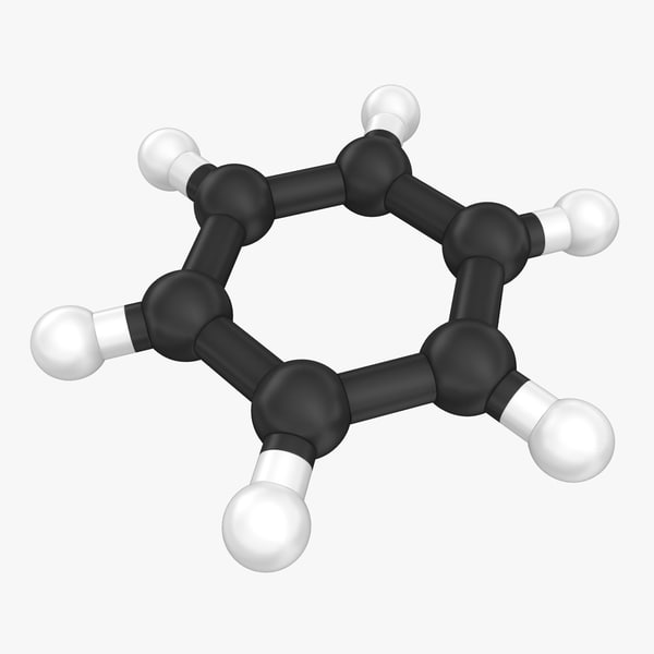 benzene scanline ready 3d model