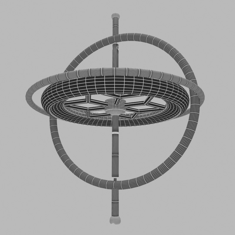 gyroscope gyro 3d max