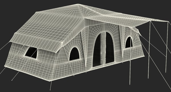3d deluxe cabin tent