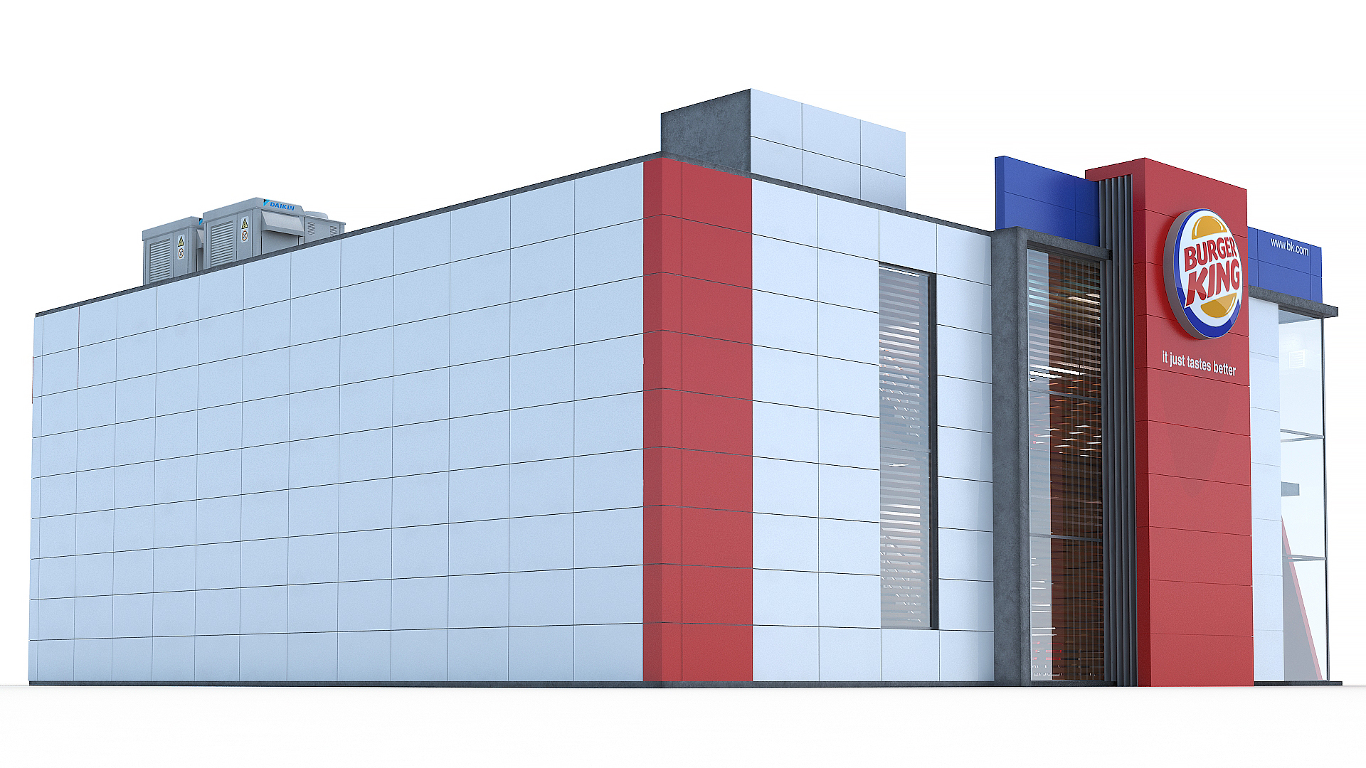 burgerking restaurant 3d model