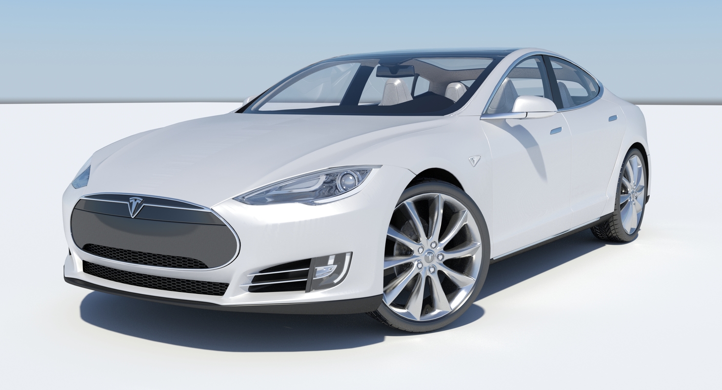 3d tesla s modelled