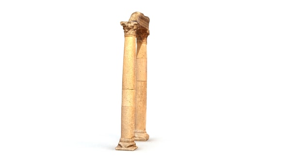 3d columns ancient roman