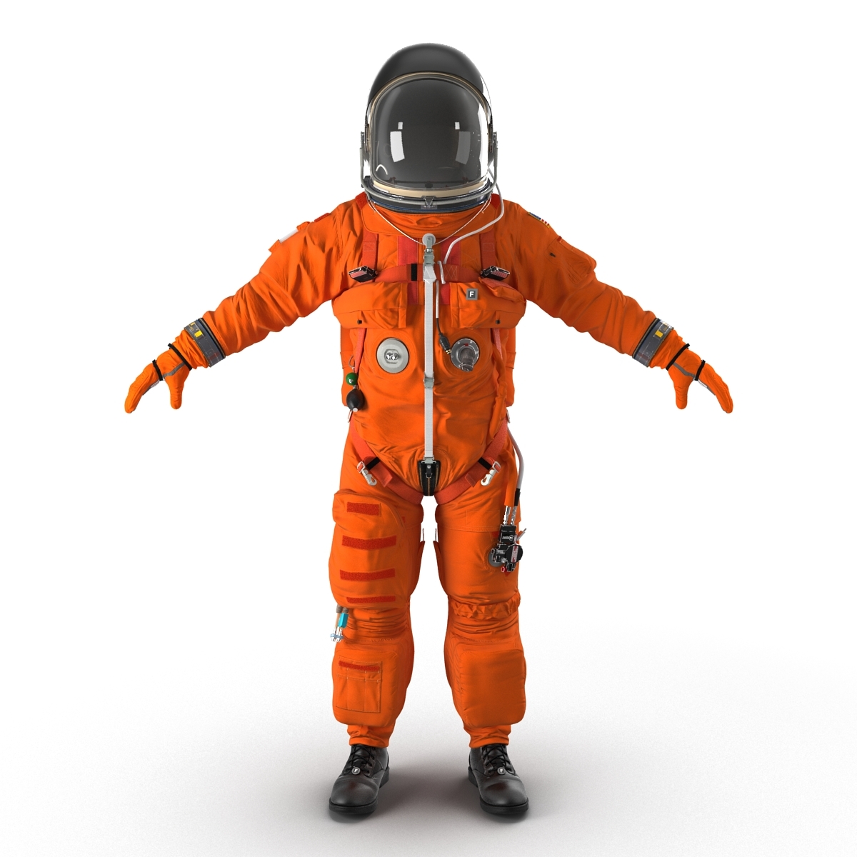 3d model advanced crew escape suit