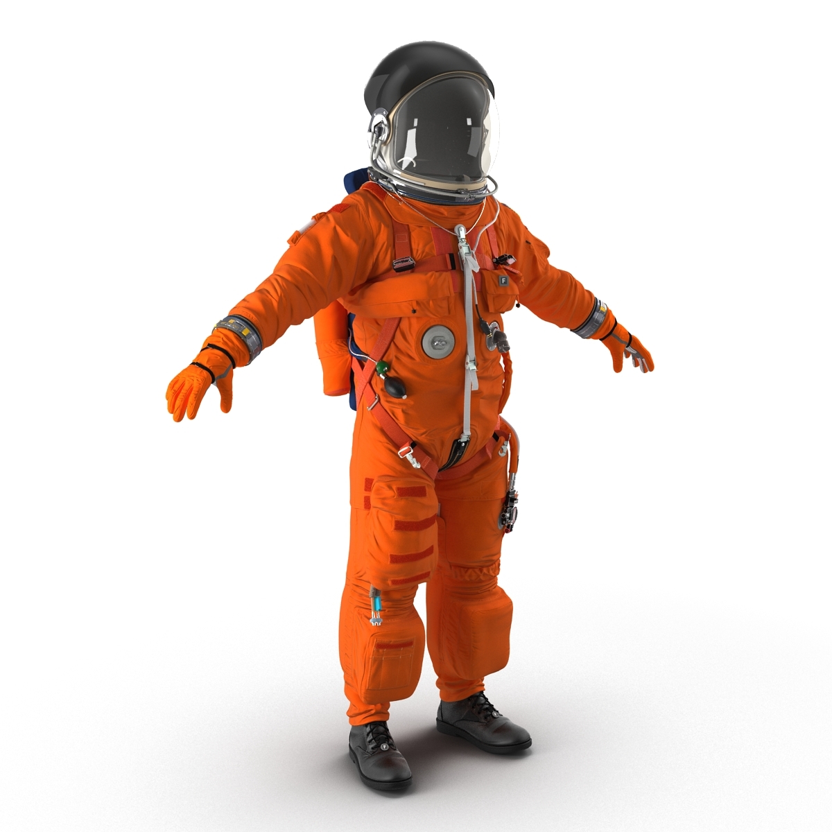 3d model advanced crew escape suit