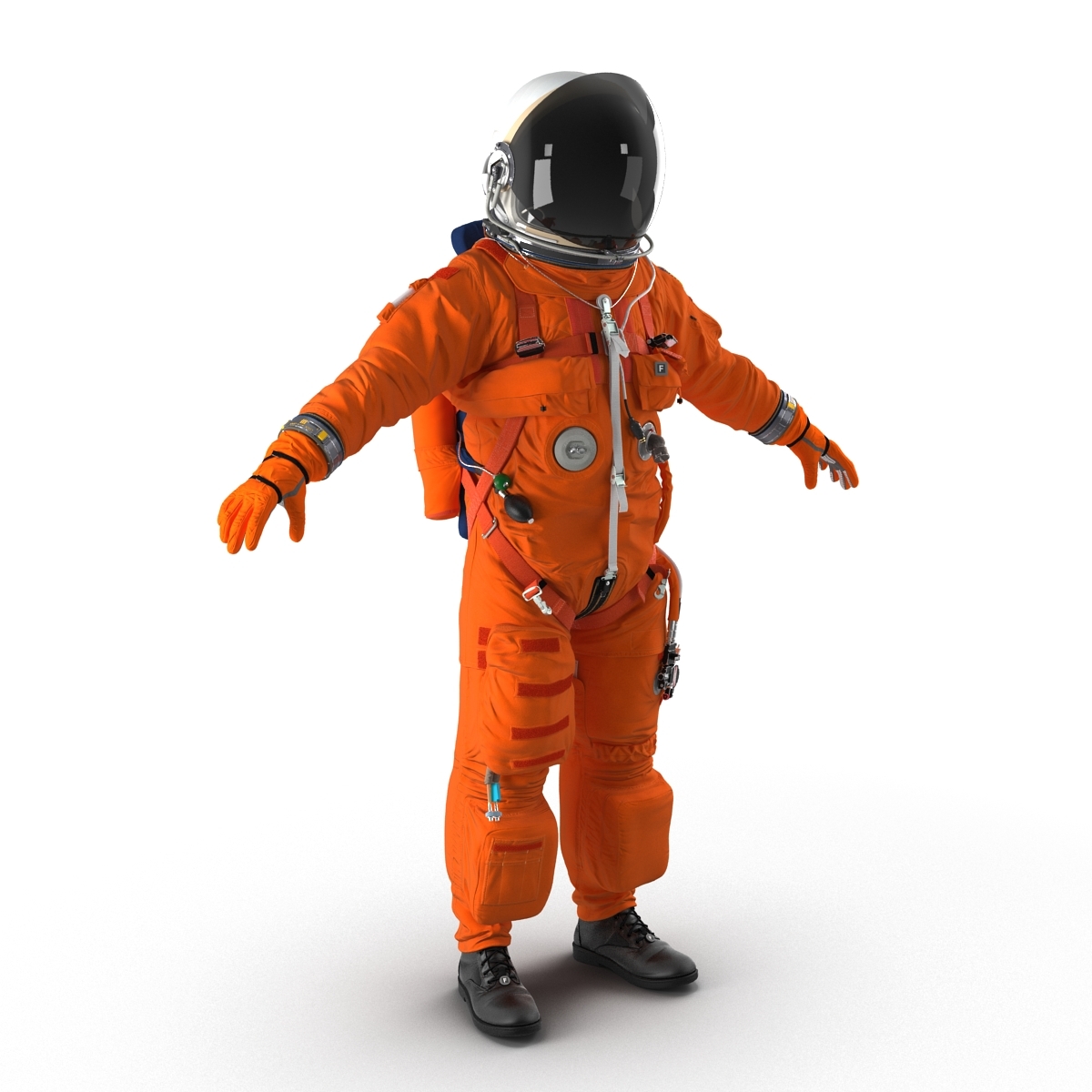 3d model advanced crew escape suit