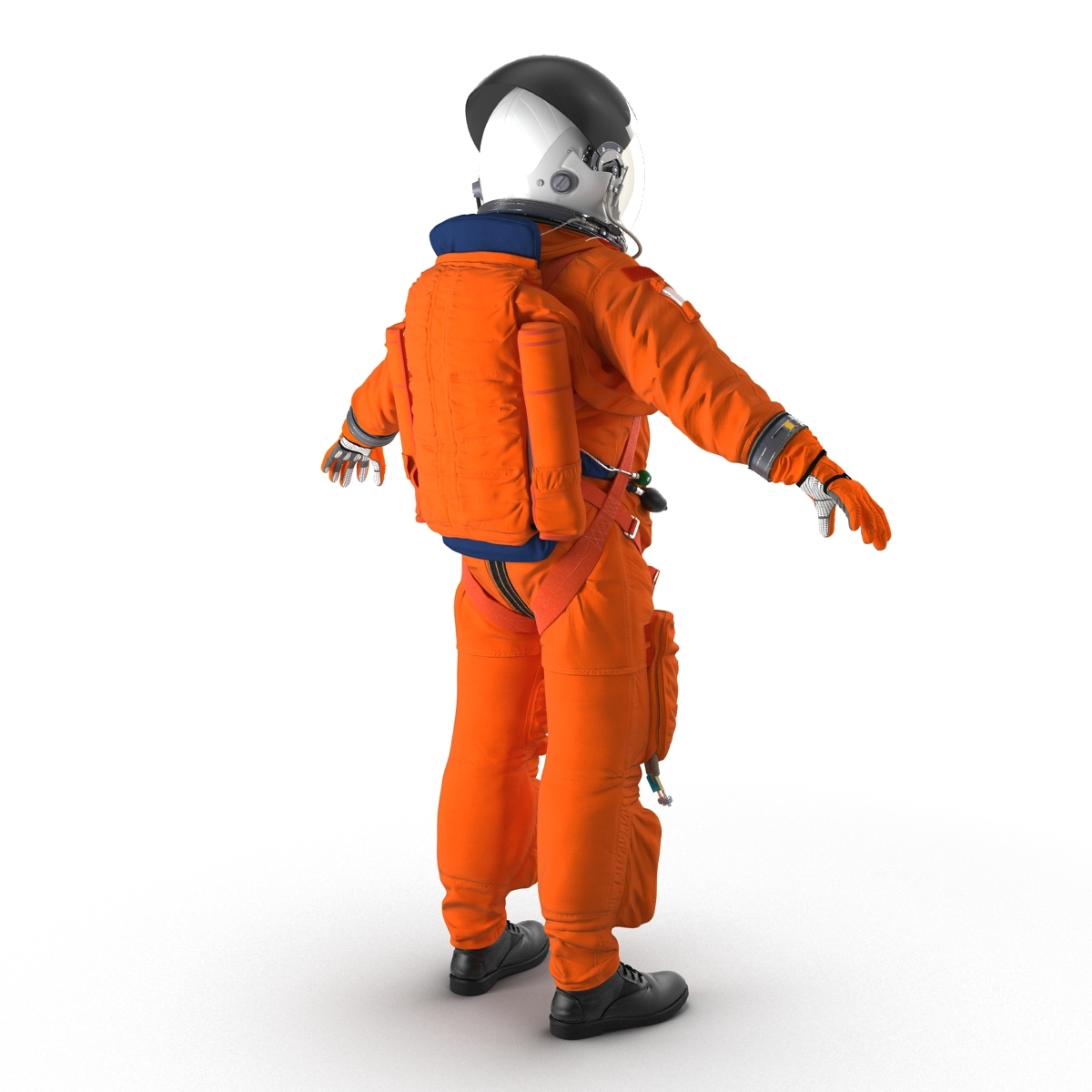 3d model advanced crew escape suit