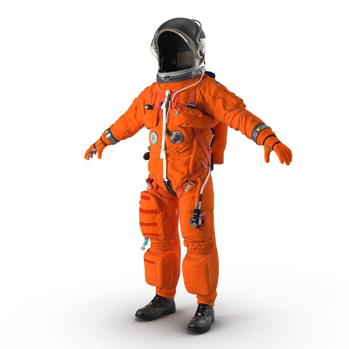 3d model advanced crew escape suit