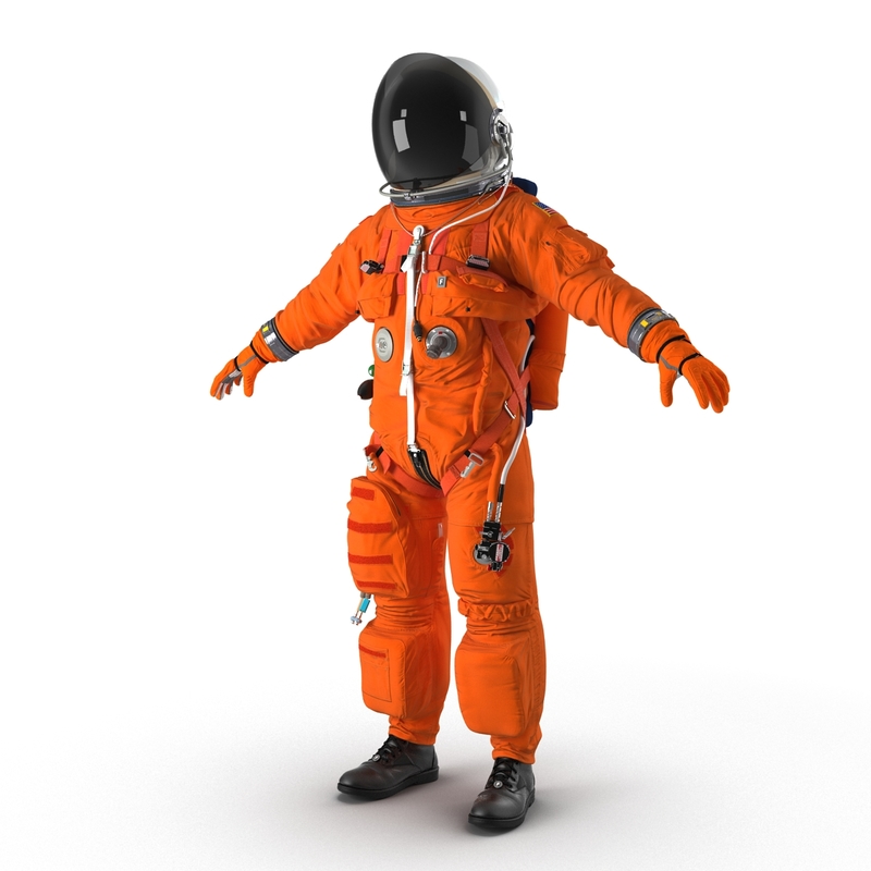3d model advanced crew escape suit