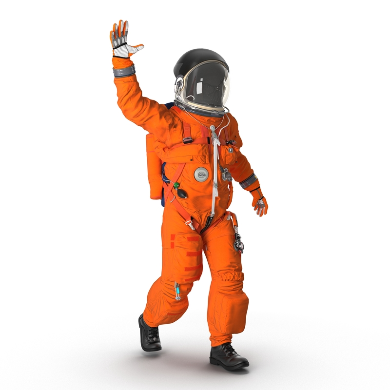 3d model advanced crew escape suit