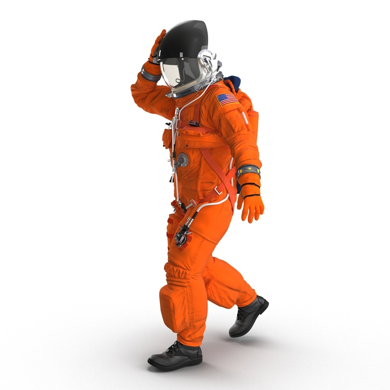 3d model advanced crew escape suit