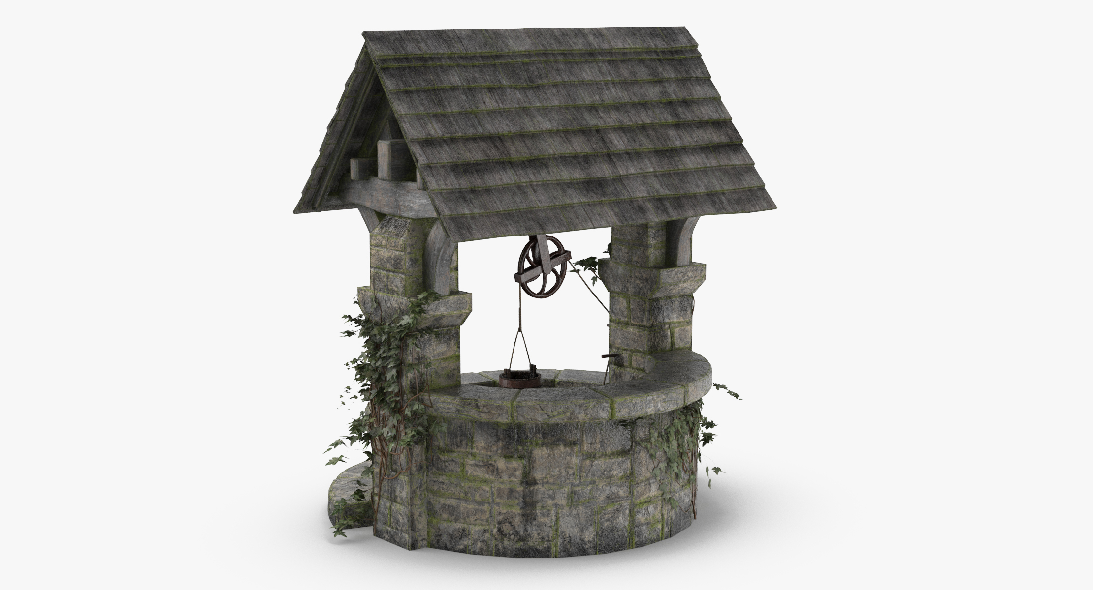 3d creepy wishing model