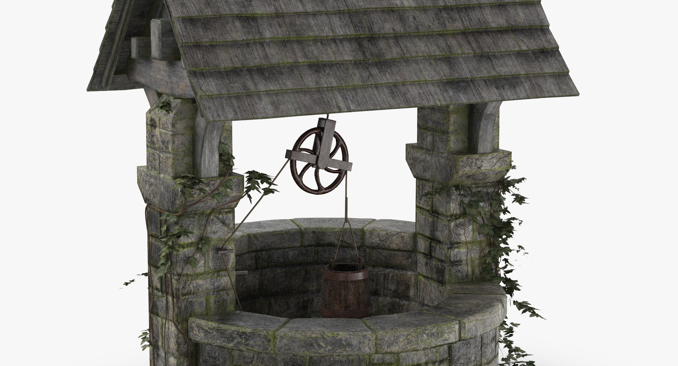 3d creepy wishing model